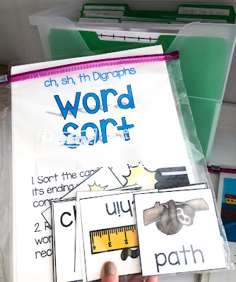 How to Set Up a Manageable Word Work Station | The Lemonade Stand