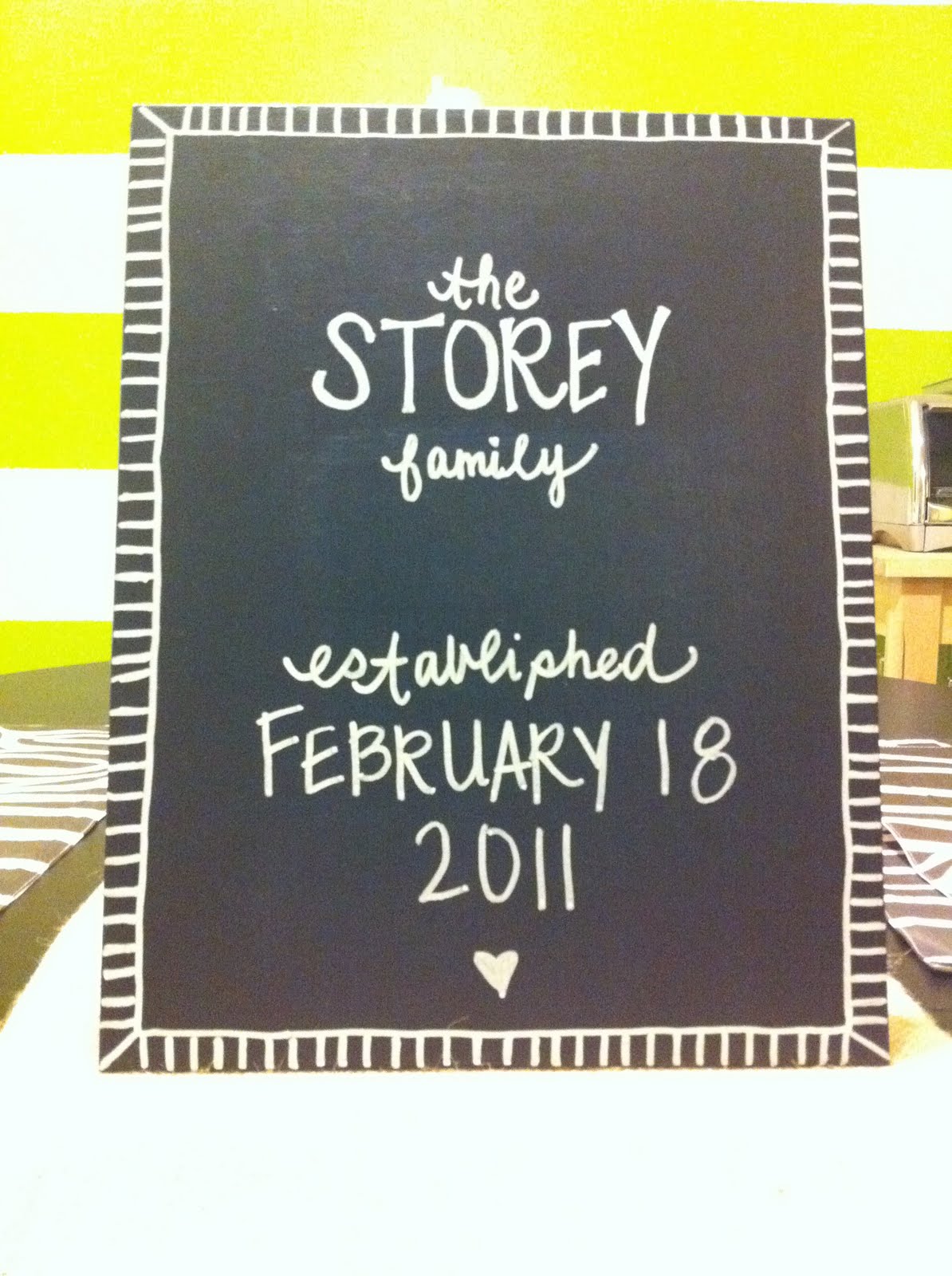 DIY: Family Sign | Heavens to Betsy