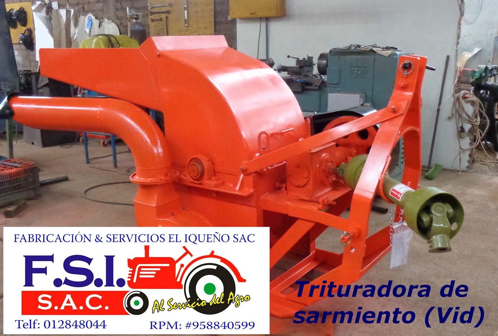 Implementos agrícolas para tractor.: AREA DE FABRICACIÓN DE IMPLEMENTOS ...