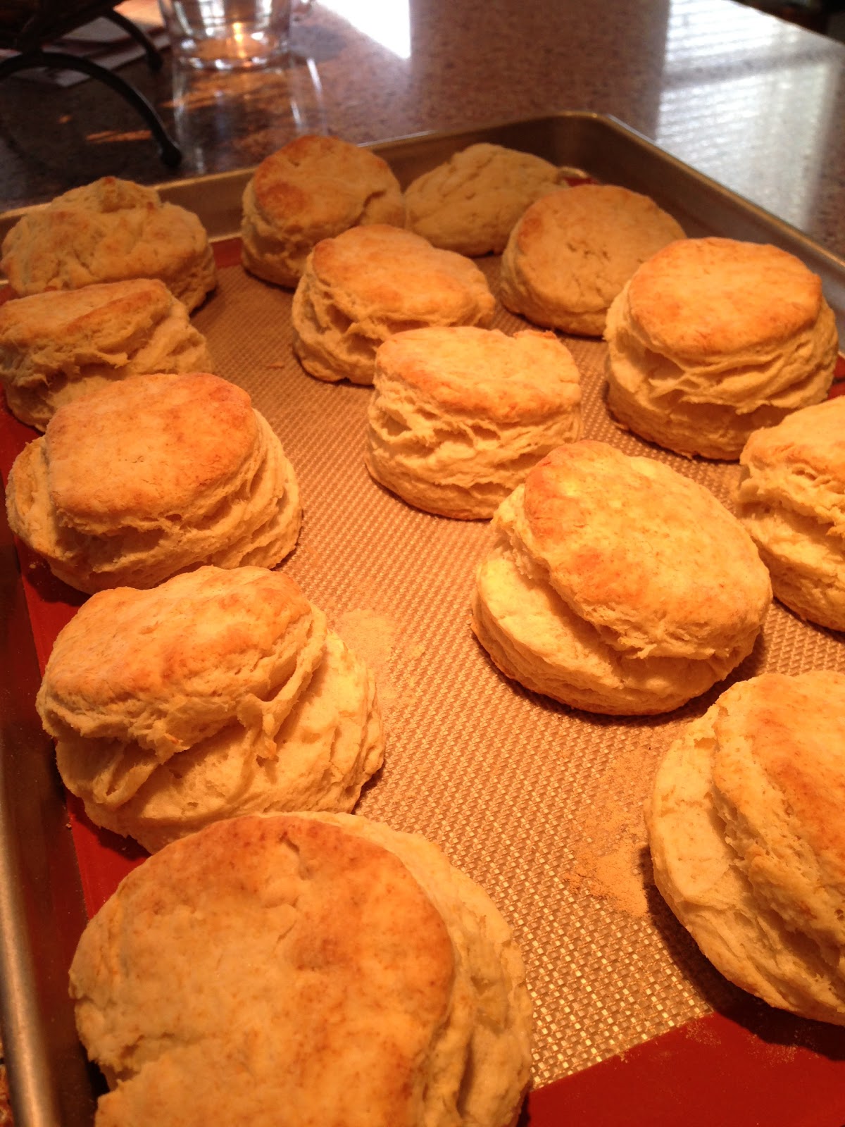 Dressed Up, Buttoned Down.: Saturday Eats: Fresh Rolled Biscuits
