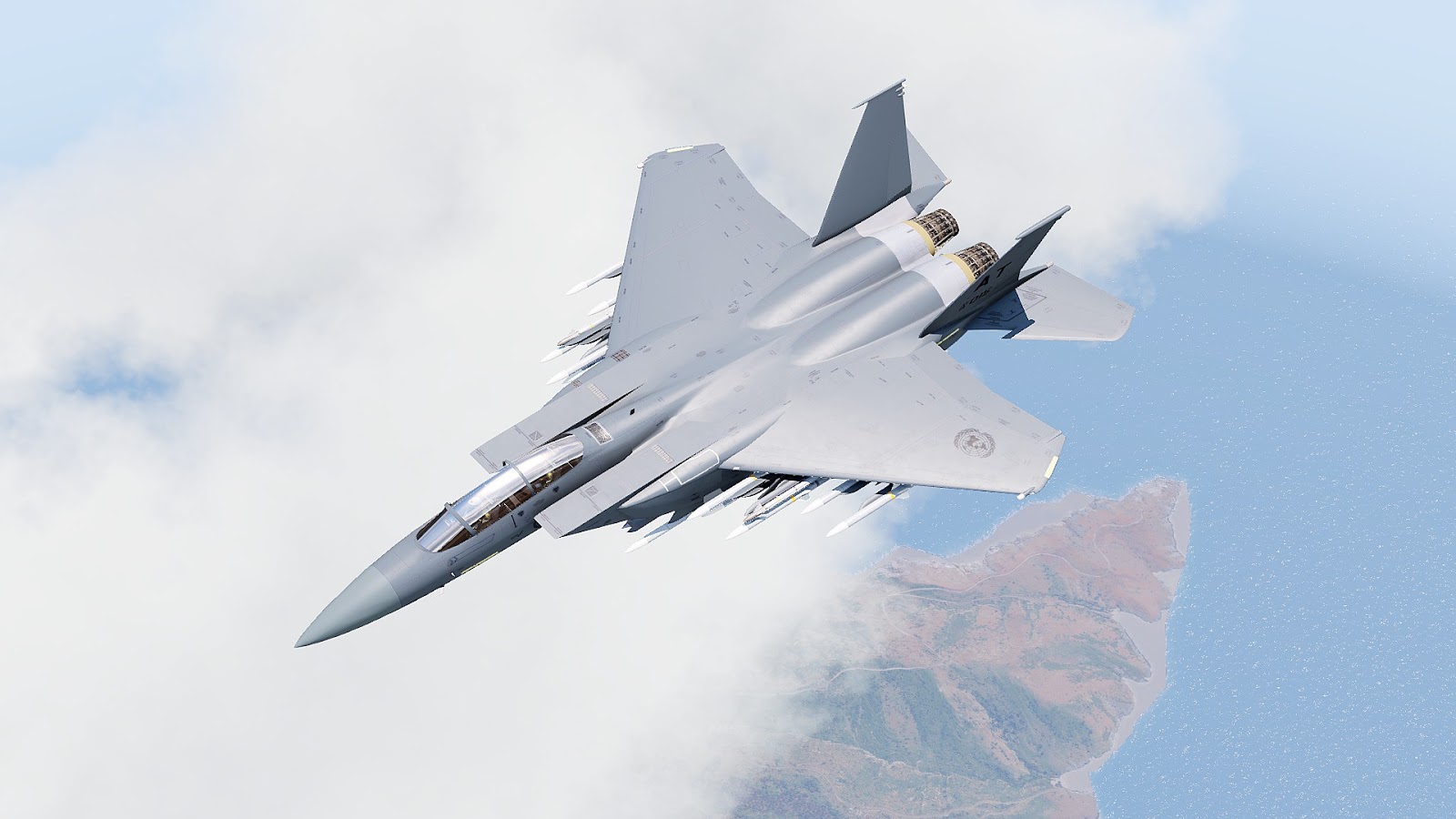 Arma 3 用 F-15 Eagle MOD の SE 型 CFT では 16 本のミサイルを搭載可能に | 弱者の日記^^ - Arma ...
