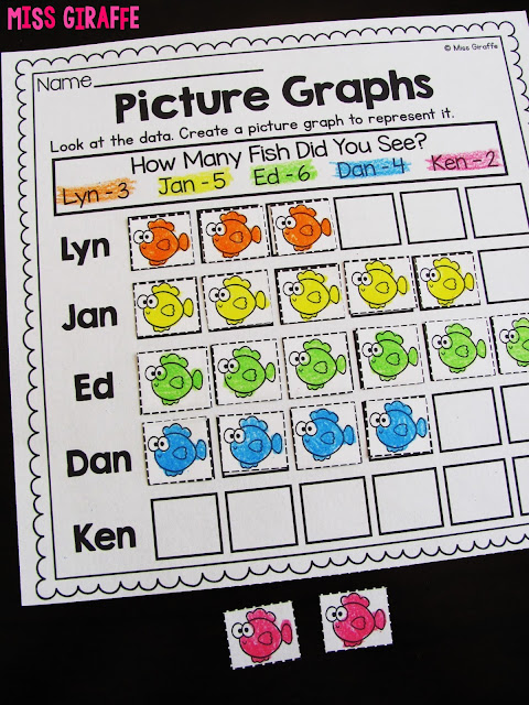 Miss Giraffe's Class: Graphing and Data Analysis in First Grade