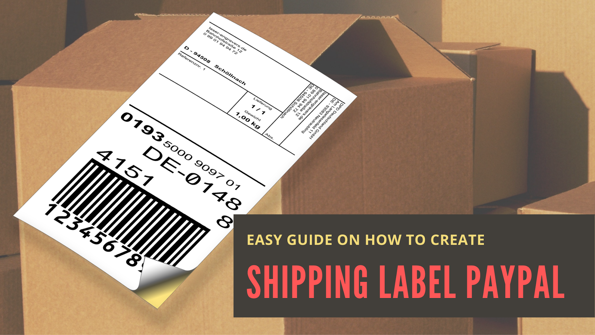 EASY GUIDE ON HOW TO CREATE SHIPPING LABEL PAYPAL