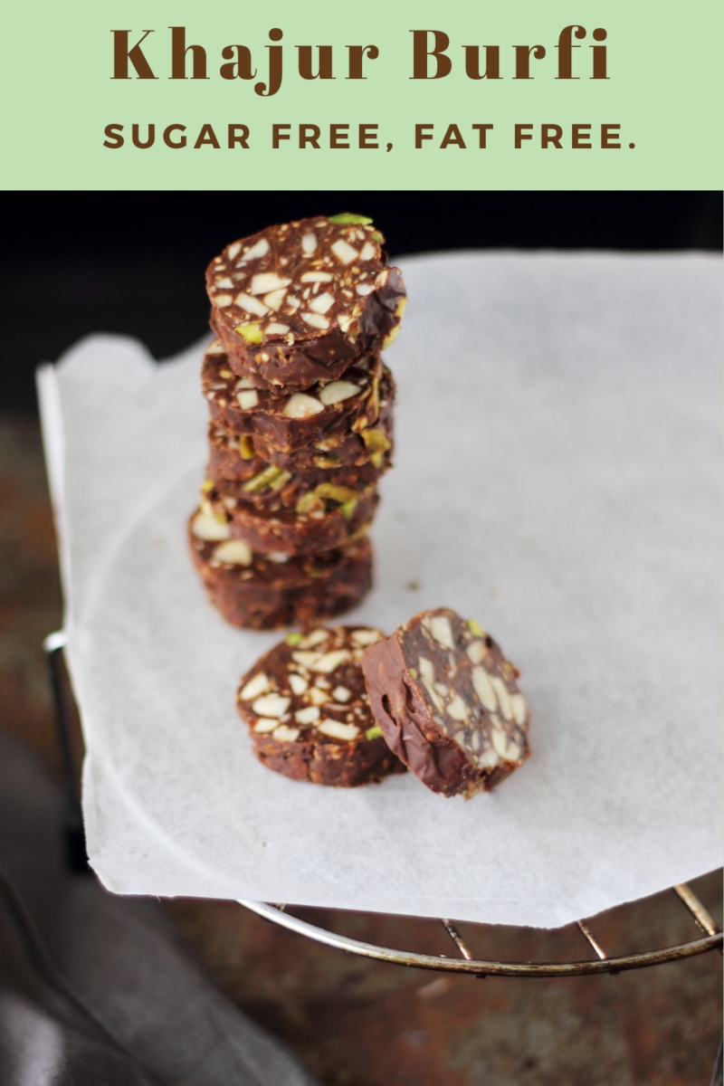 Merry Tummy: Dates Chocolate Fudge | Khajur Burfi | Sugar Free Dates ...