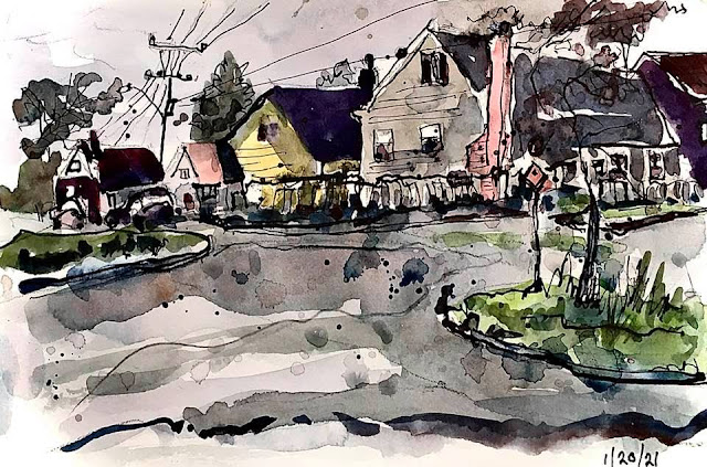 Urban Sketchers Seattle: Remembering Kate Barber
