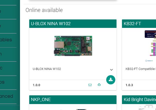 U-BLOX NINA W102 E PLATFORMIO ESP-IDF