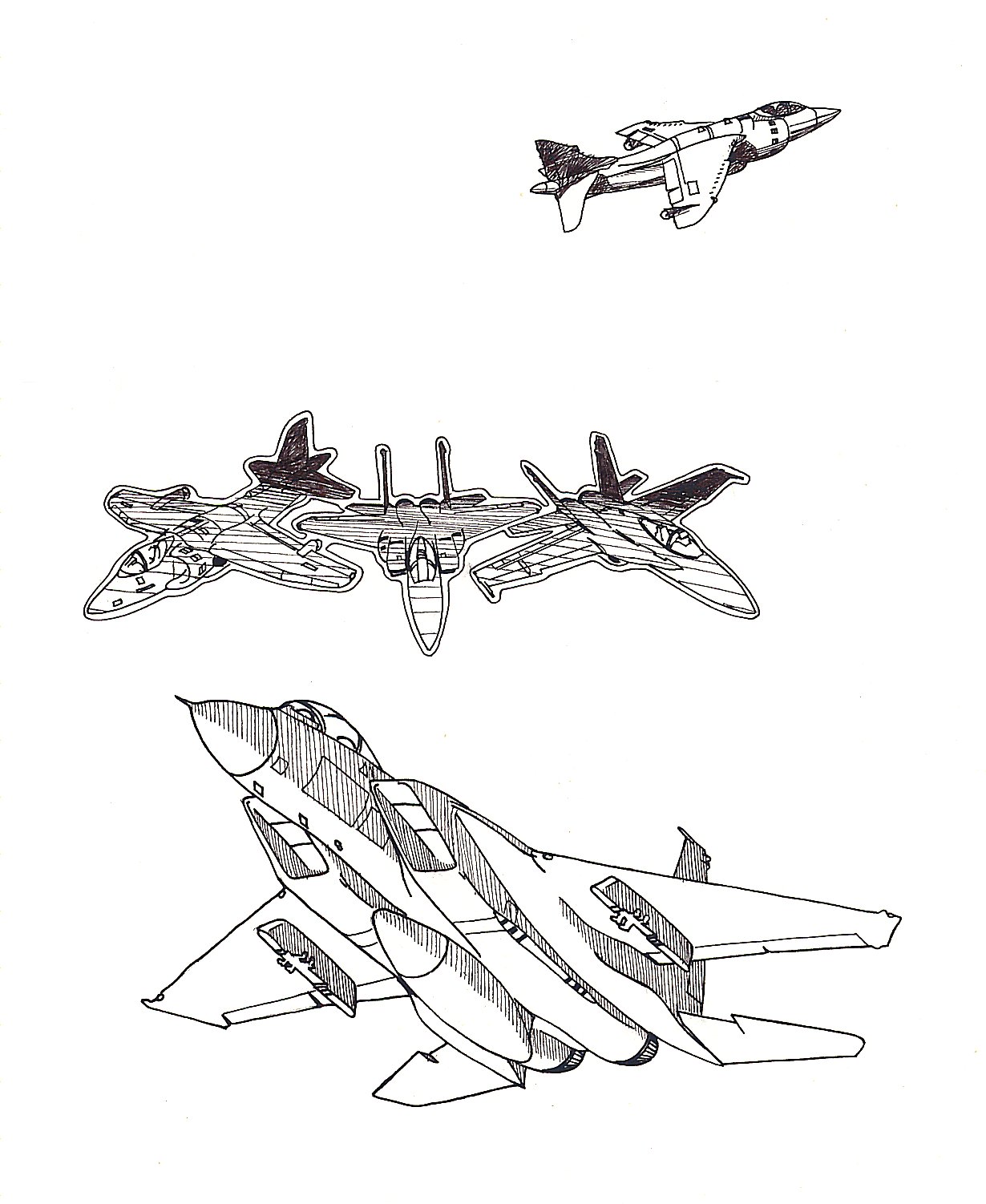 Aerospace and Such: Aircraft Drawings and Sketches