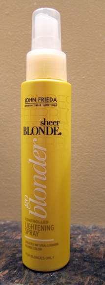 Beauty Test Dummies: John Frieda Go Blonder Controlled Lightening Spray