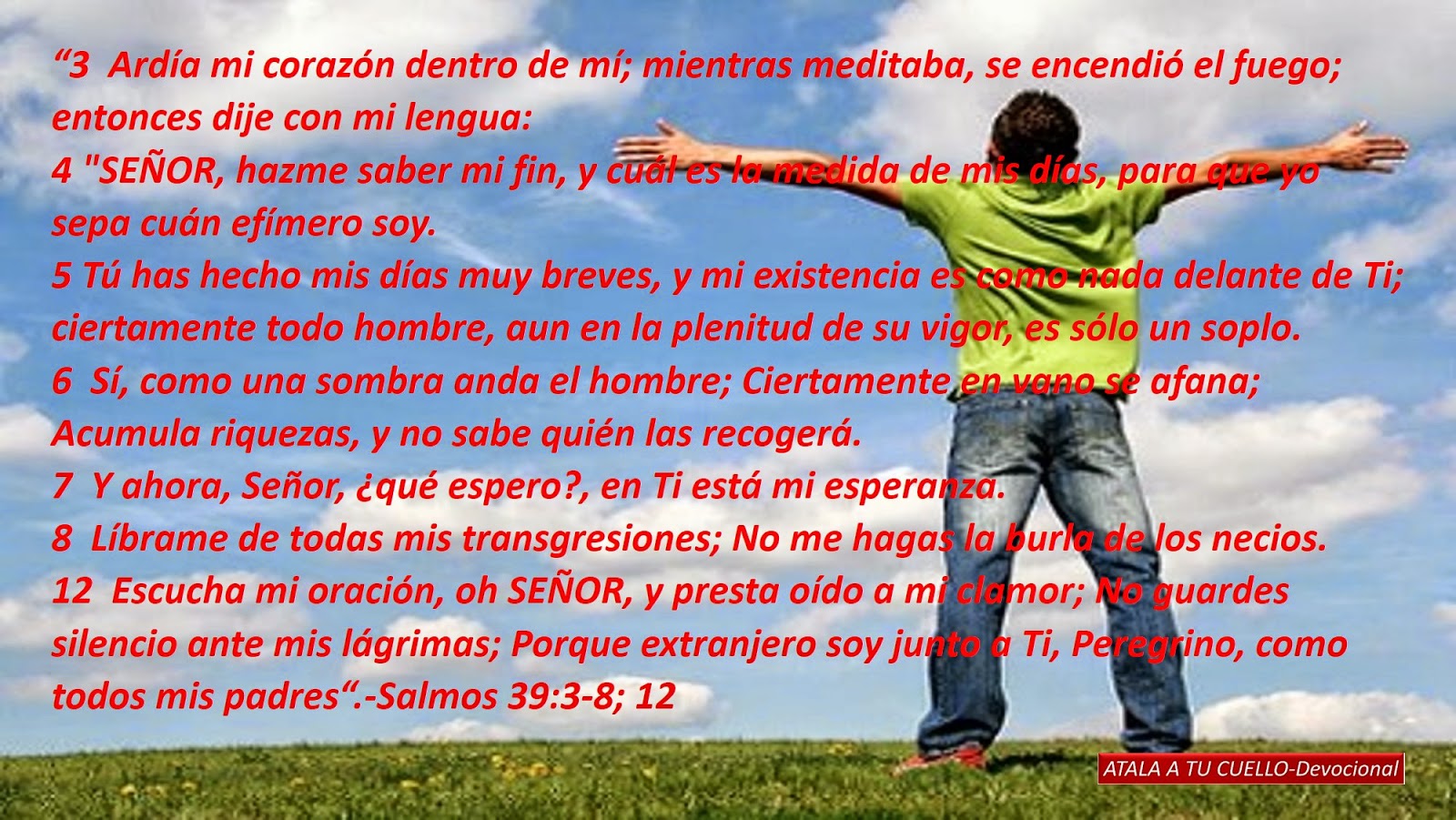 ATALA A TU CUELLO Devocional: Salmos 39