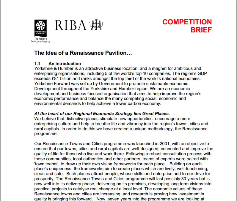 creating and explaining a brief