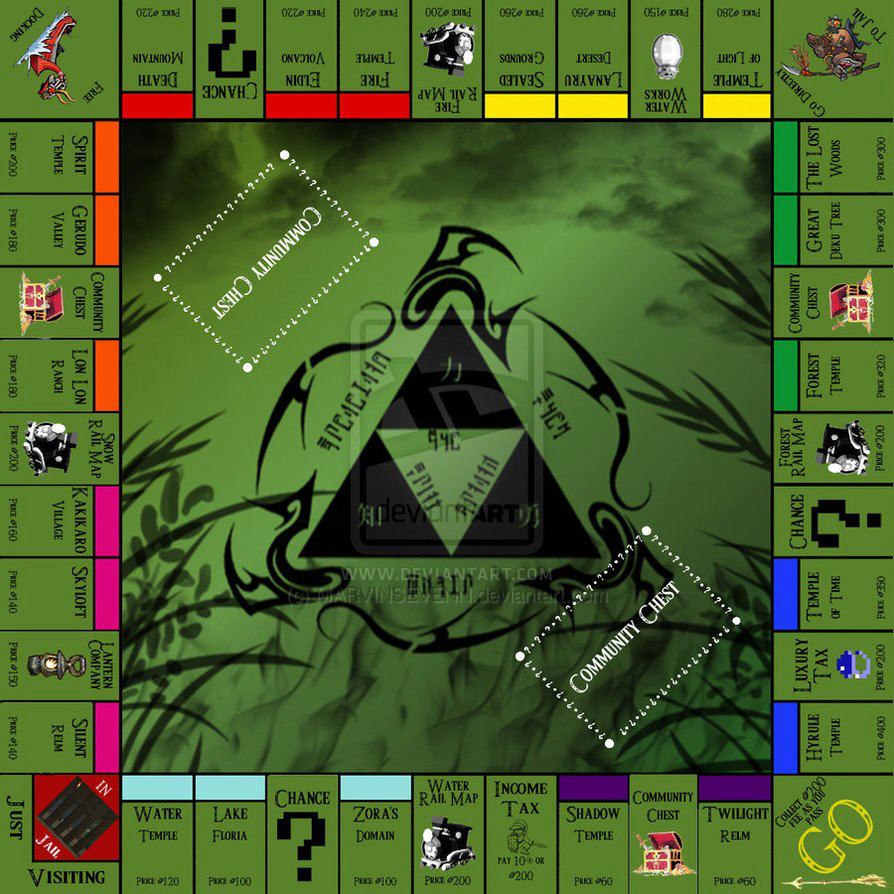 Monopoly de Zelda | La Guarida Geek