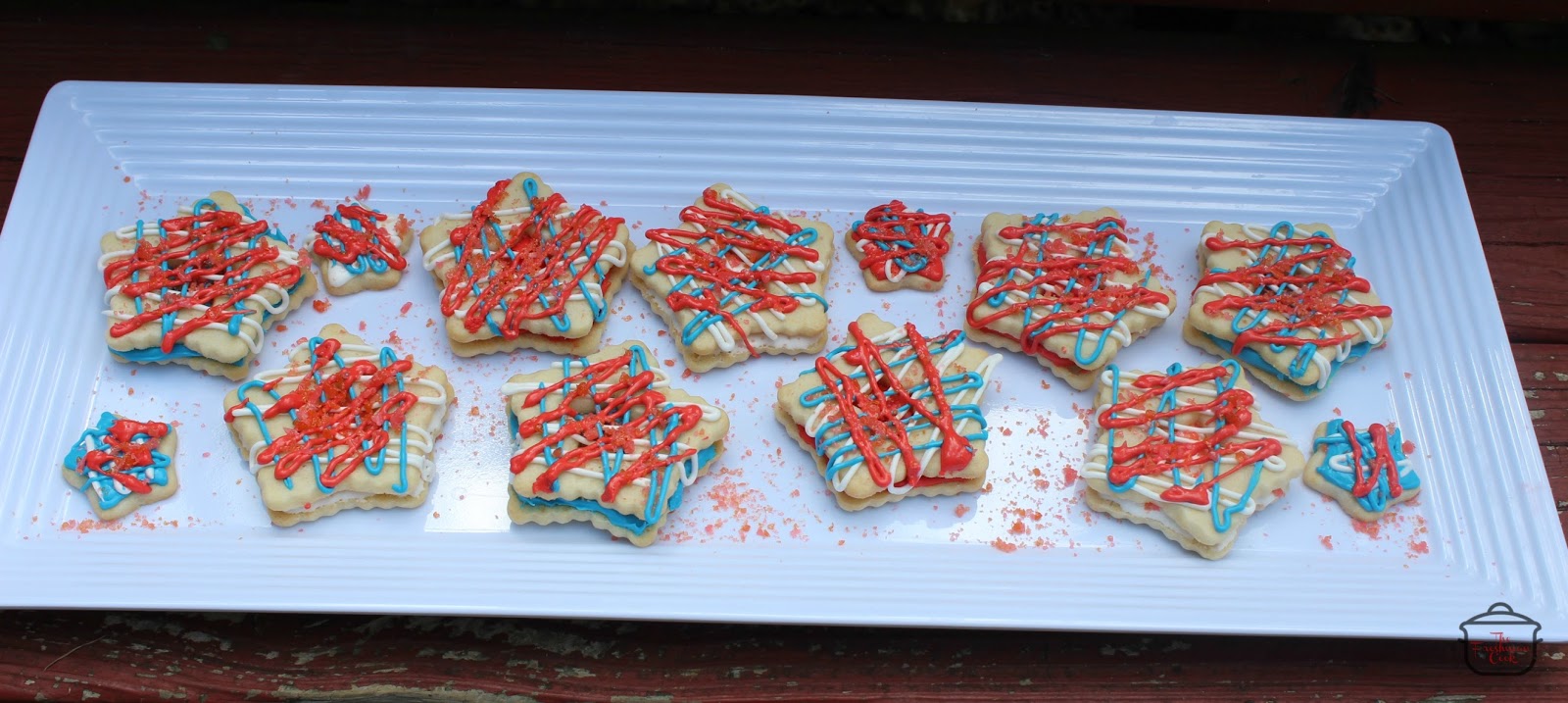 The Freshman Cook: Star Spangled Cookies / #SundaySupper