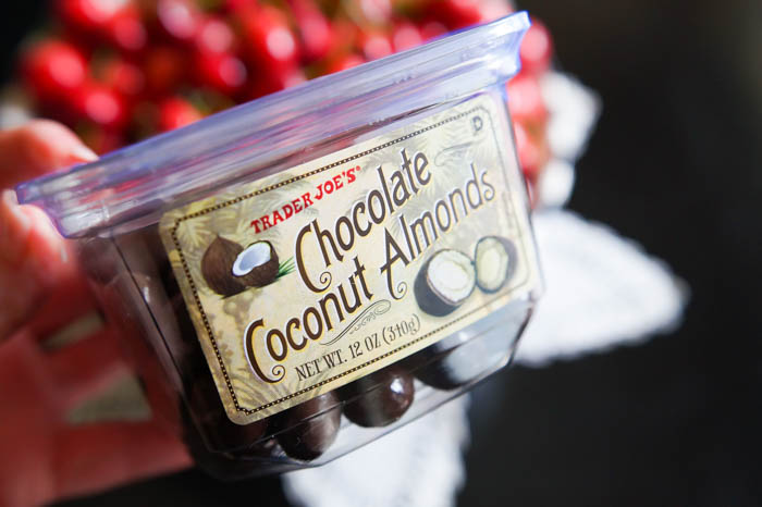 Sweet on Trader Joe's Sunday: Chocolate Coconut Almonds | Bake at 350°