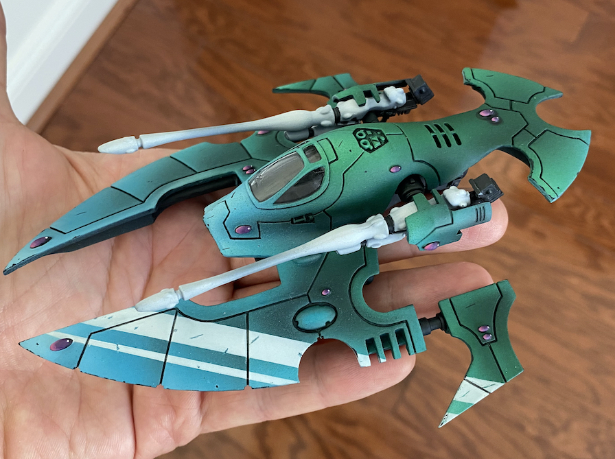 40k Hobby Blog: Craftworld Mymeara Eldar Hornet WIP
