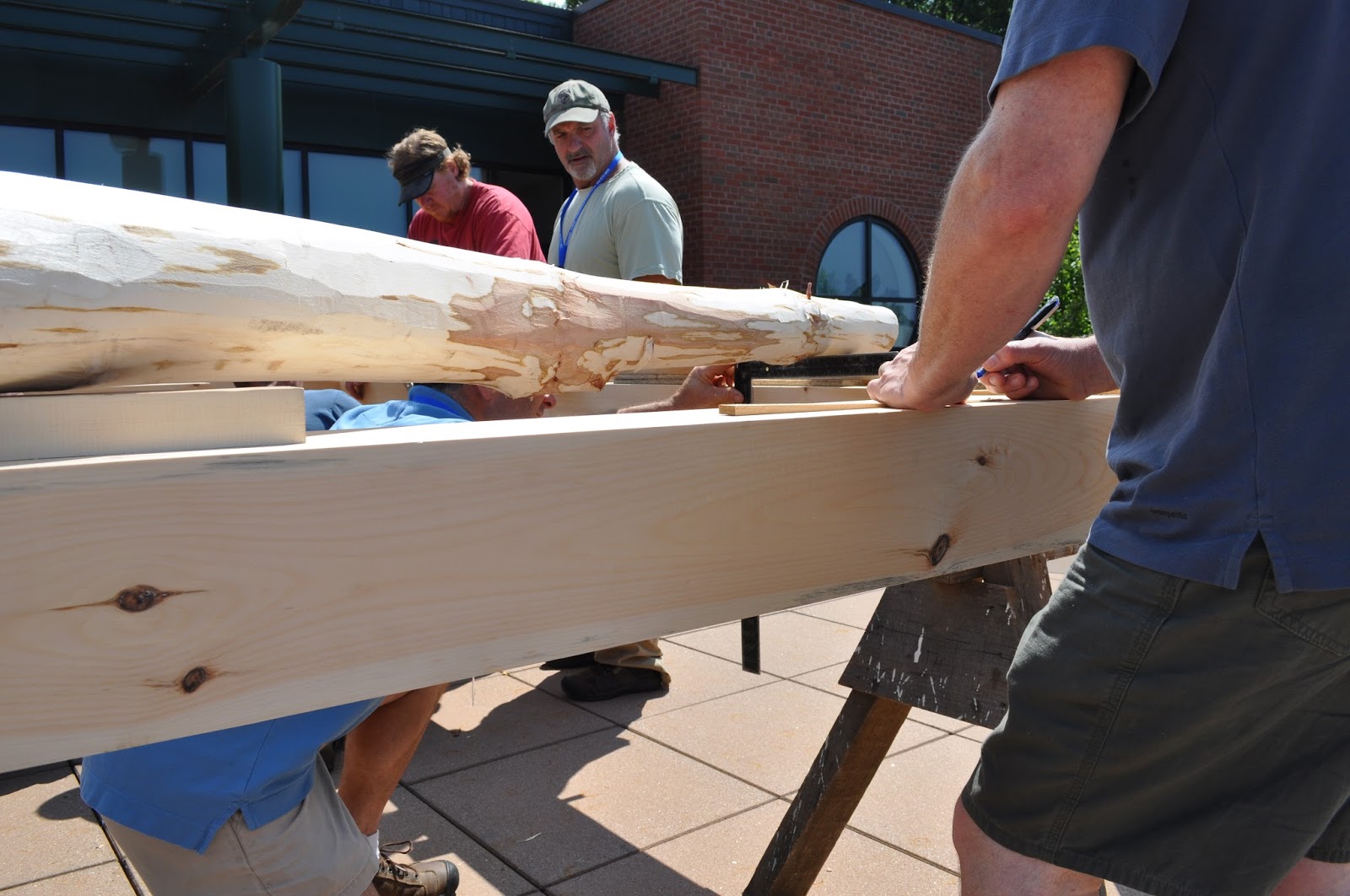 Roof Framing Geometry: Scribing Class Timber Framing by Josh Jackson