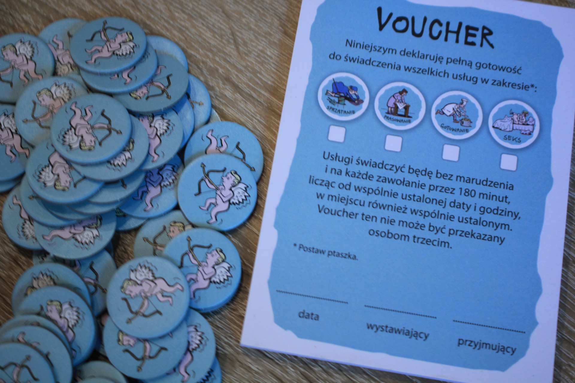 Gierki Małżeńskie - recenzja gry imprezowej z ilustracjami Andrzeja Mleczki