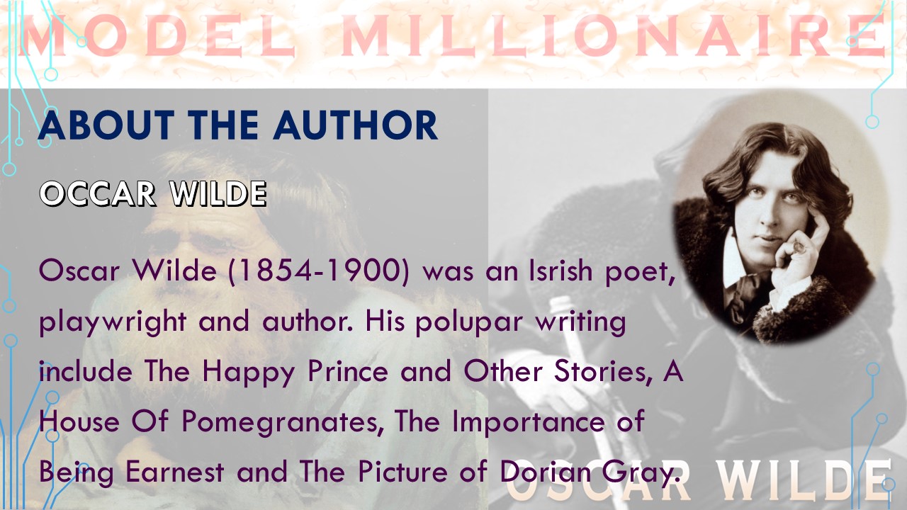 MAGIS: The Model Millionaire, Oscar Wilde