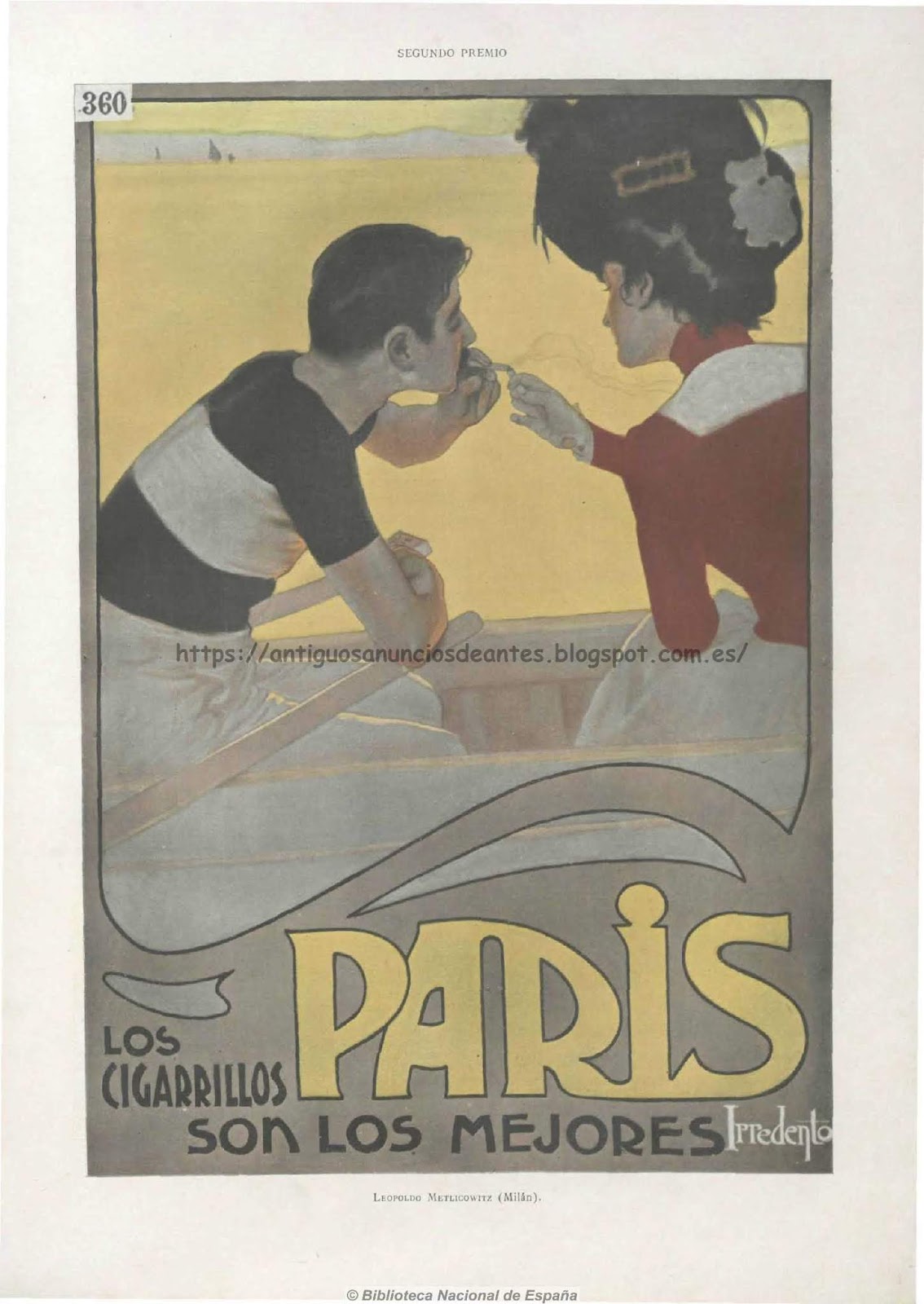 Antiguos anuncios de antes: Paris (tabaco) (6 anuncios)