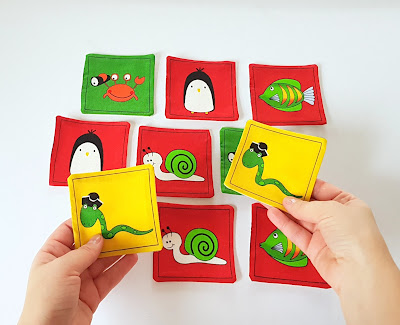 Ema Decorations: How to make Fabric Memory Game, sewing tutorial