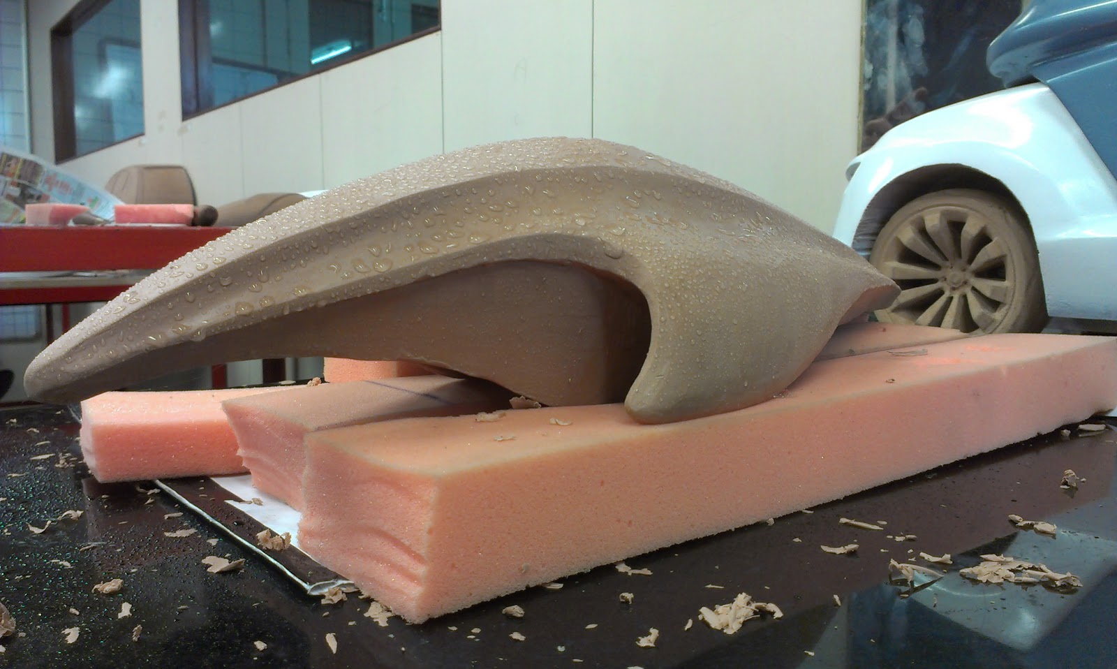 Atif Chaugule: speed forms thermocol and clay model