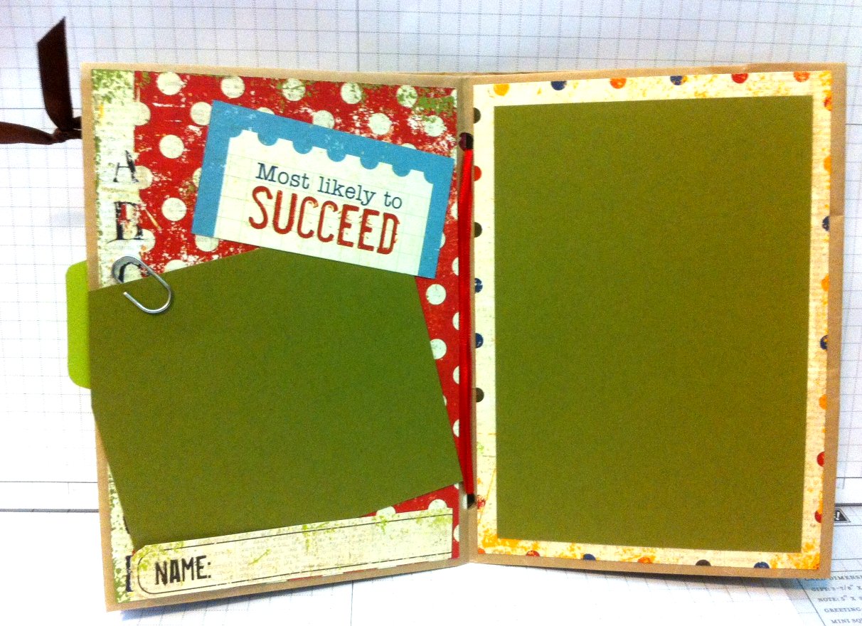 Card Designs & Paper Creations: Back to School Paper Bag Album