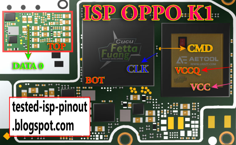 ALL OPPO ISP PINOUT IMG