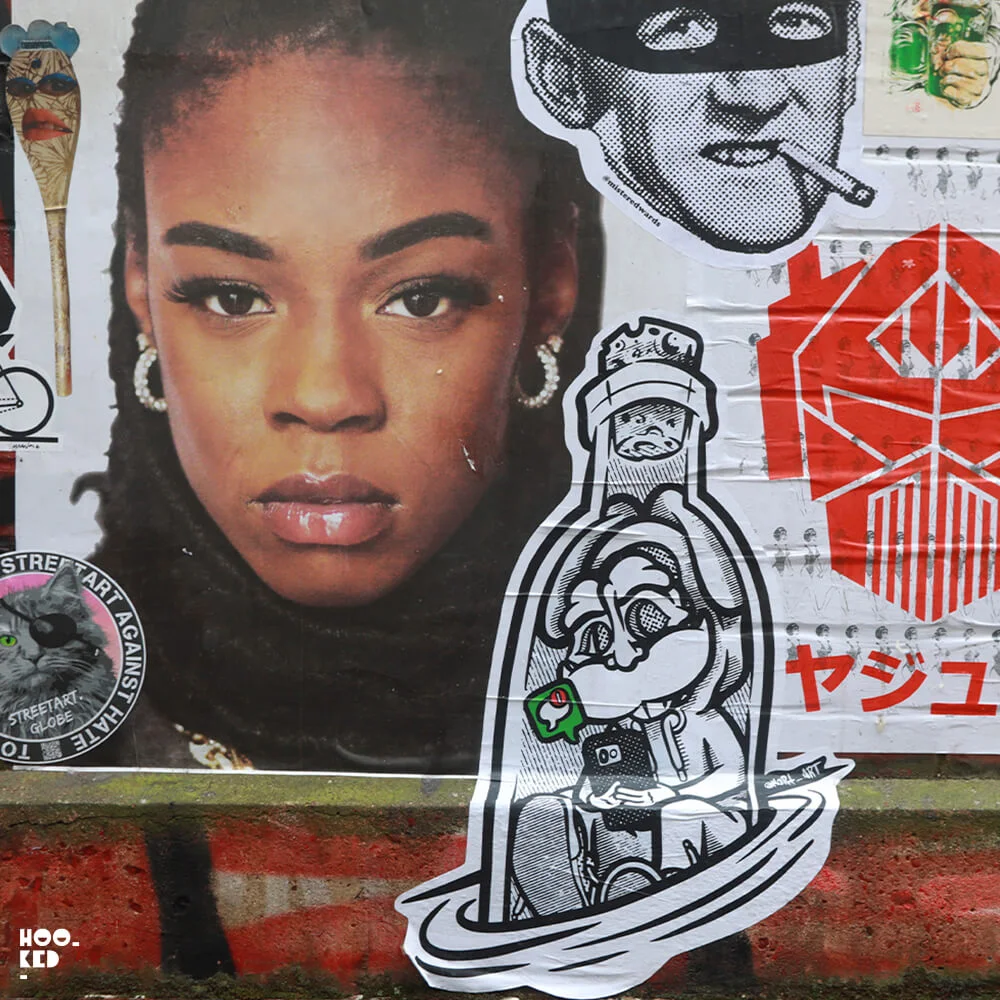 Street Art at the London International Paste up Festival | Hookedblog ...