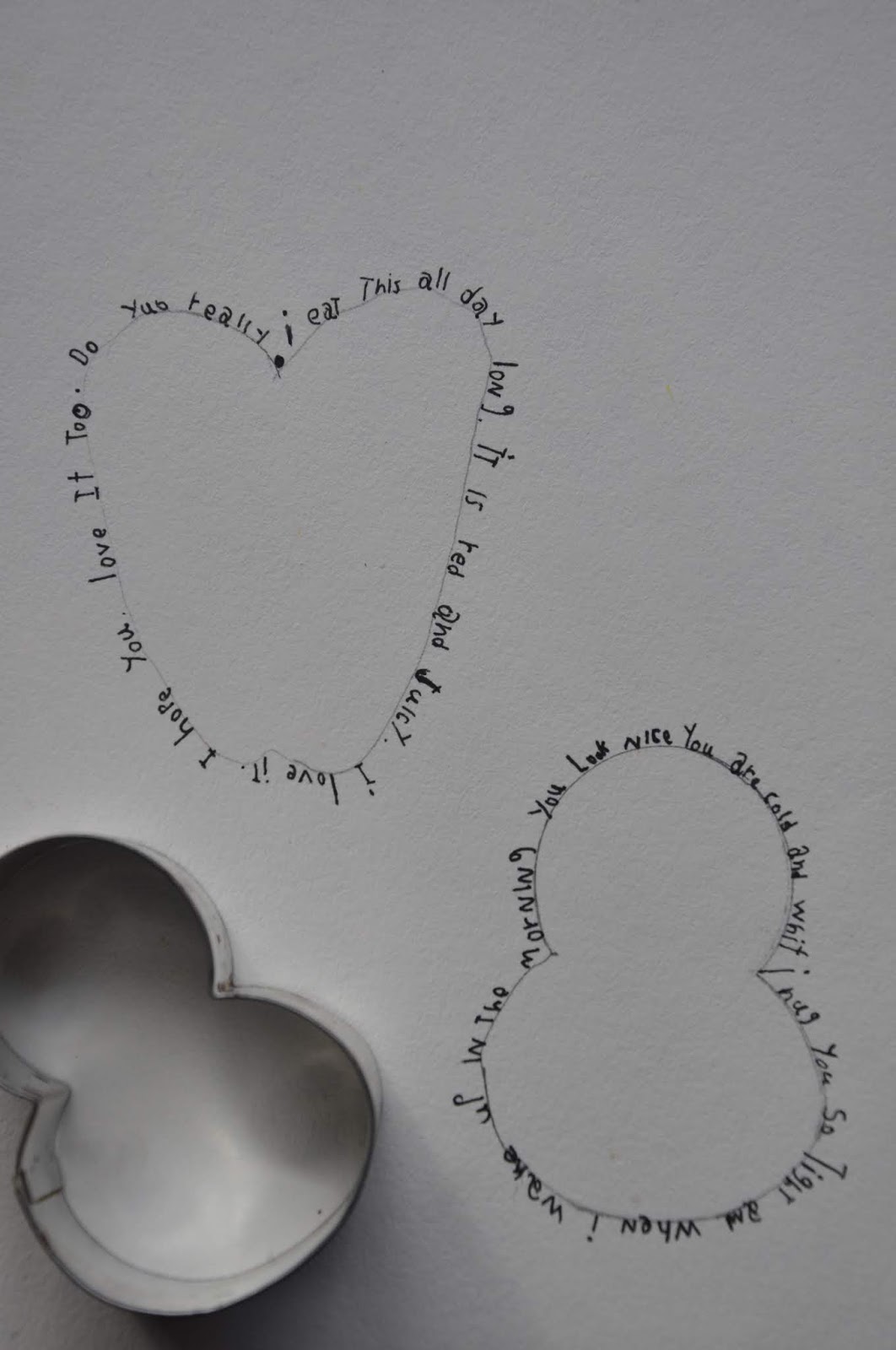 20 Days of Play: Shapes (Concrete Poems)