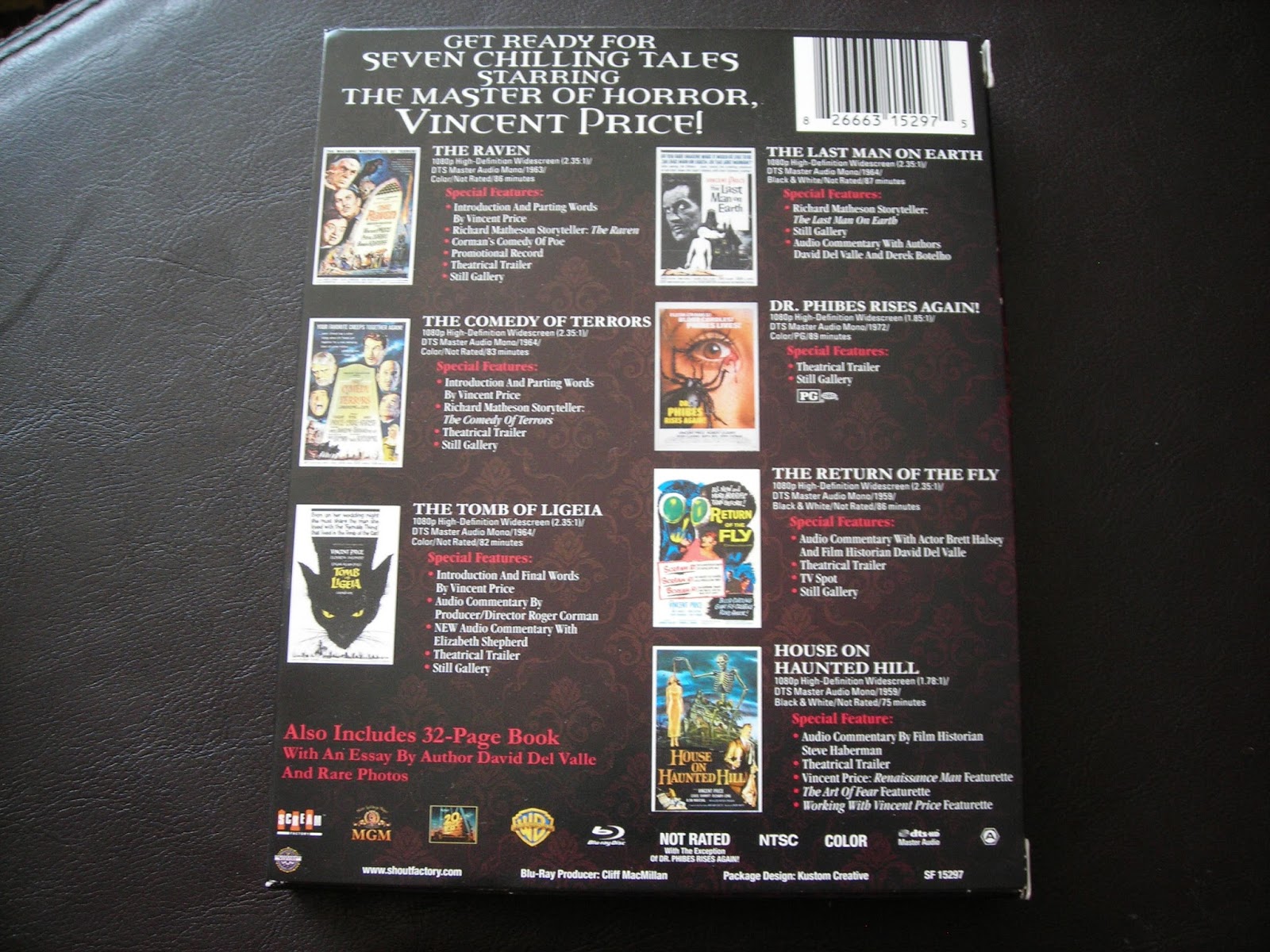 Miss Scarlett's Hobby Haven: Media Review: The Vincent Price Collection ...