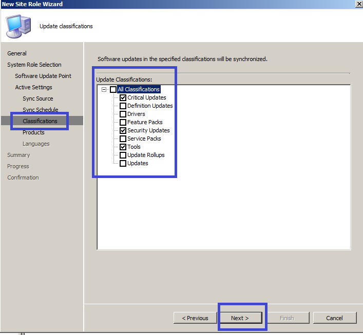 Installation of Software Update Point-SCCM