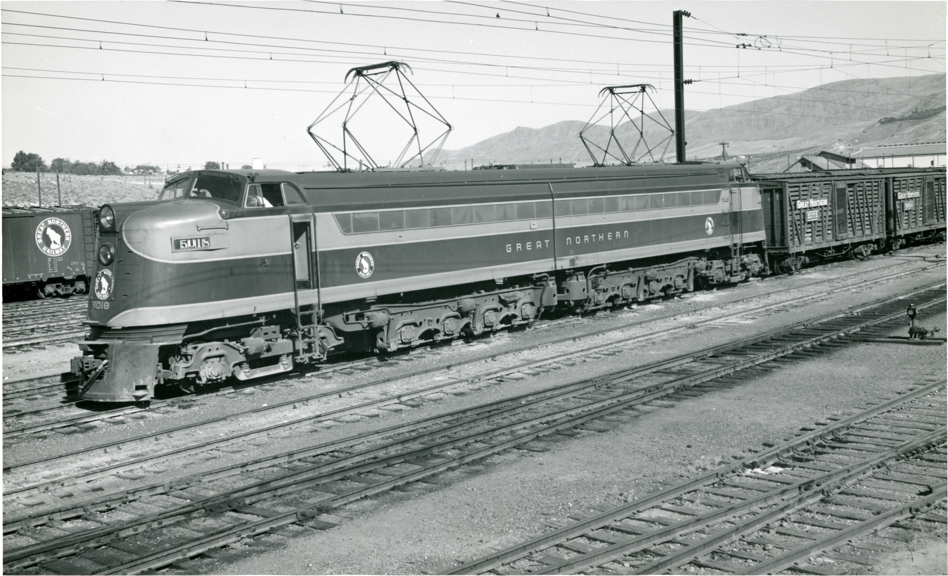 Big Bend Railroad History: GN W-1 Class Wenatchee View