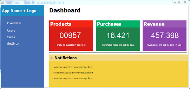 JAVA - Dashboard Design In Netbeans - C#, JAVA,PHP, Programming ,Source ...