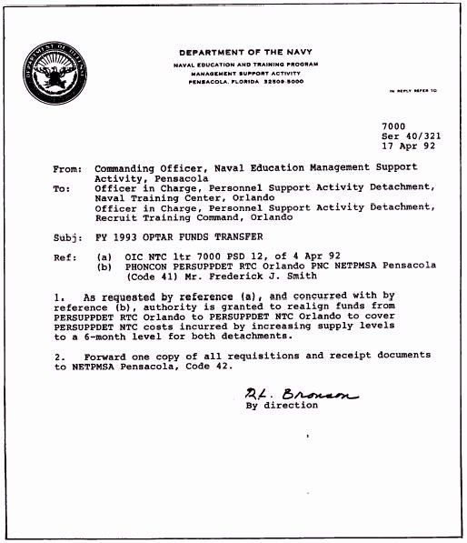 Naval Letter Format Template ~ Resume Letter