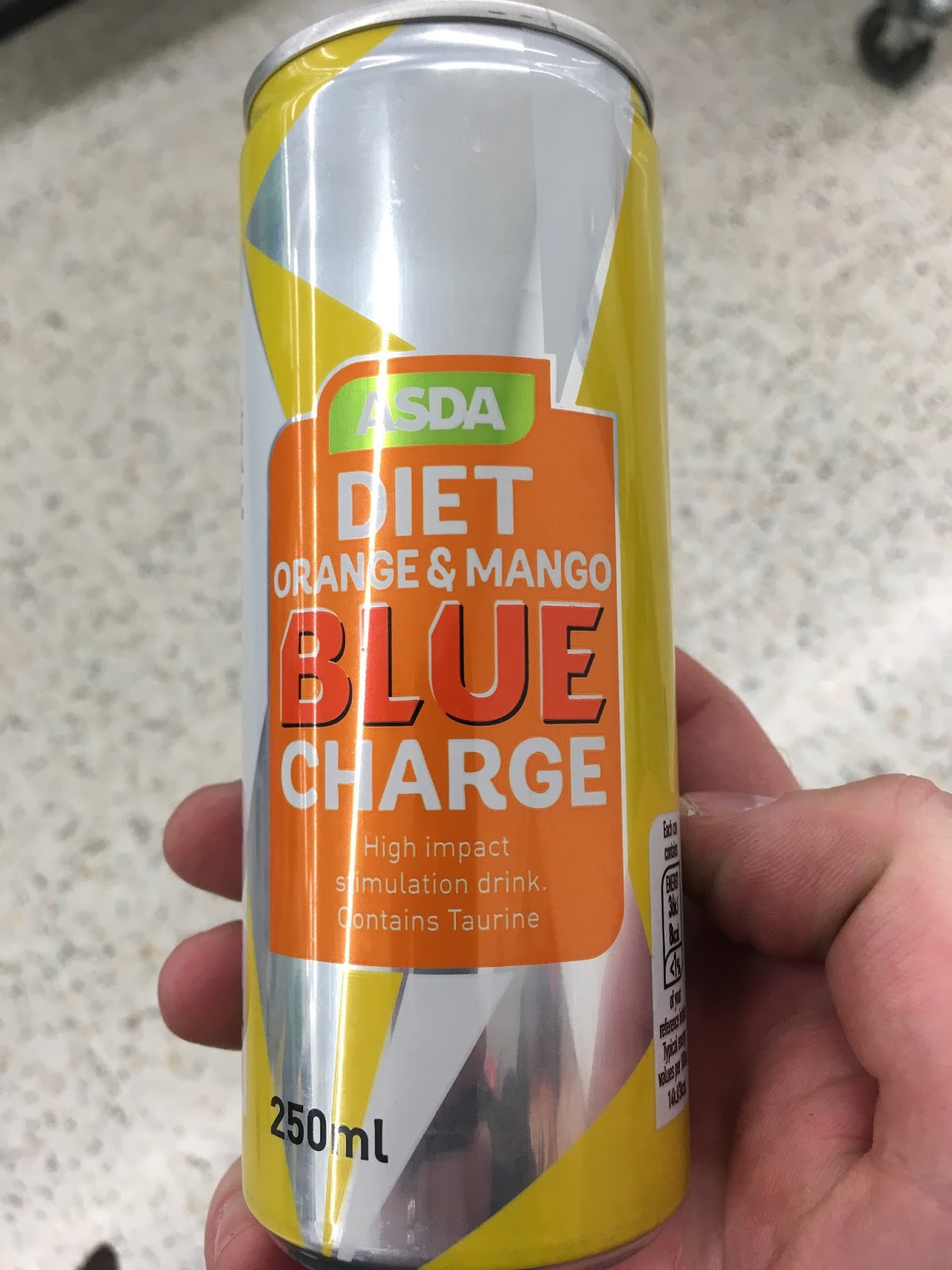 A Review A Day: Today's Review: Asda Blue Charge Diet Orange & Mango