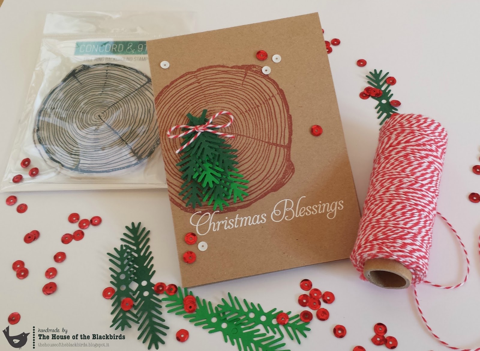 The House of the Blackbirds: Tree ring card