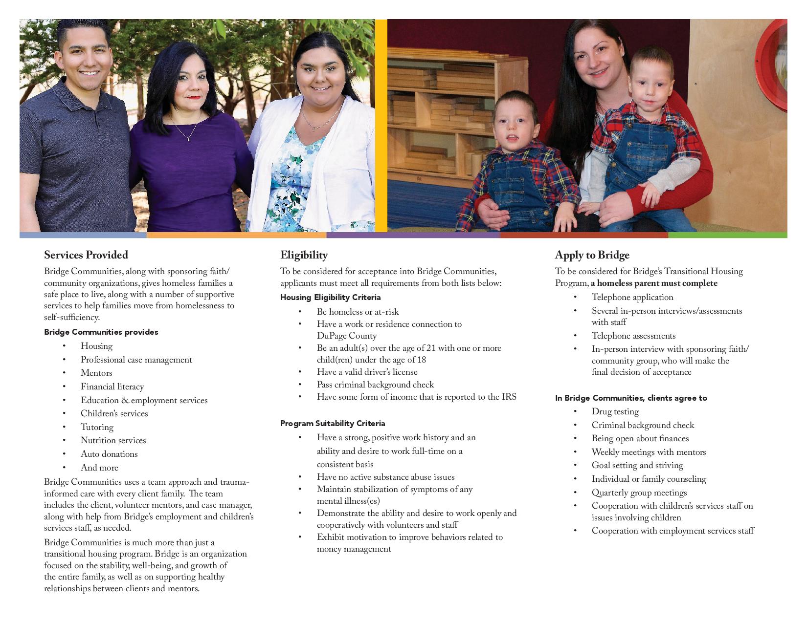 Bridge Communities - Find Transitional Housing