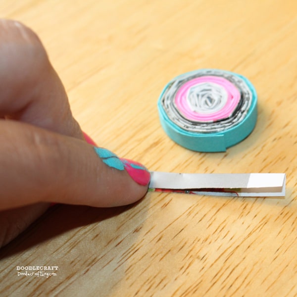 Upcycled Rolled Paper Frame DIY Craft!