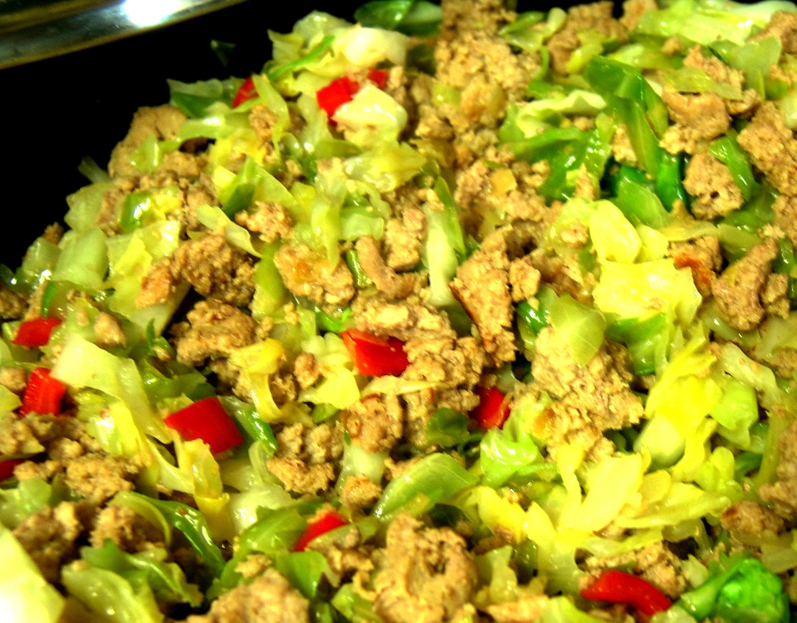 Brought Forth From the Earth: Minced Meat and Cabbage Stir-fry