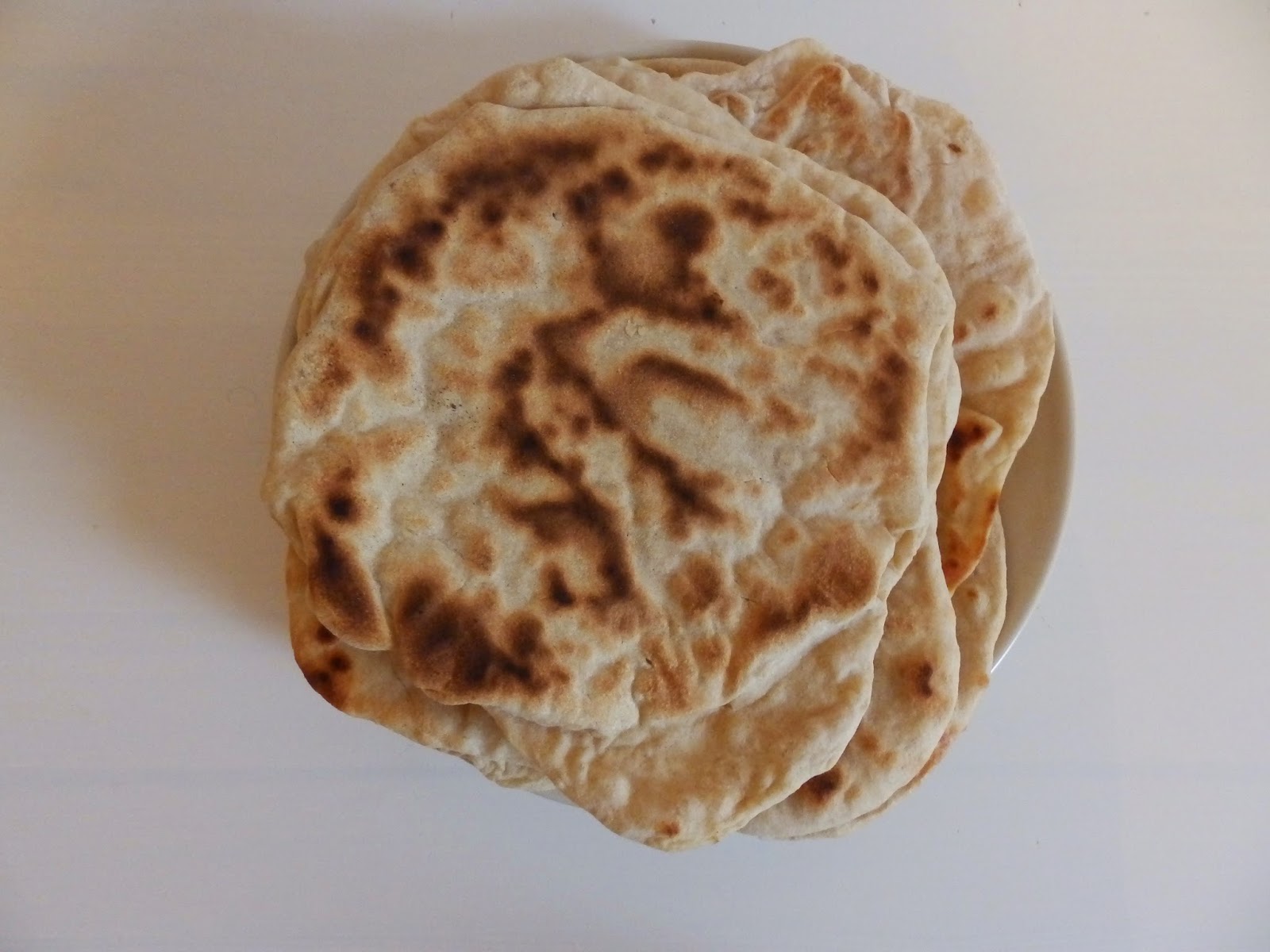 Naan - plochý chléb - Veggie Fish