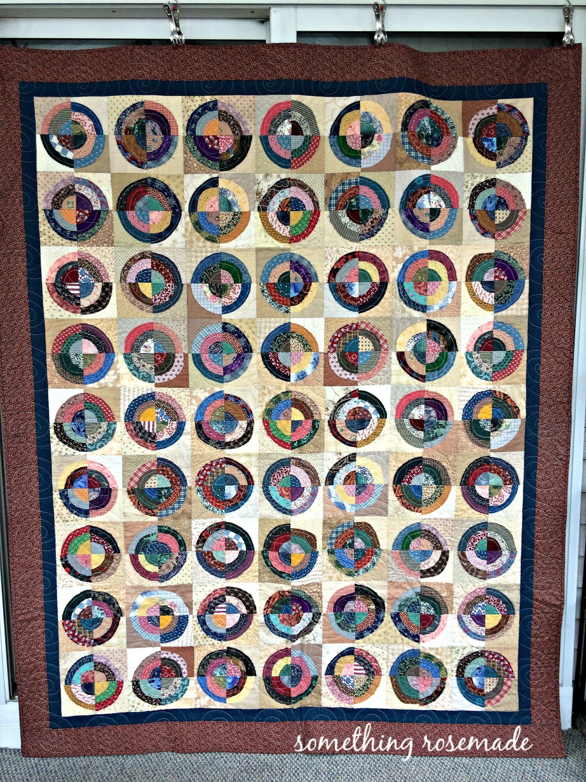 something rosemade: Throwback Thursday: My 21st Century Bulls-eye Quilt