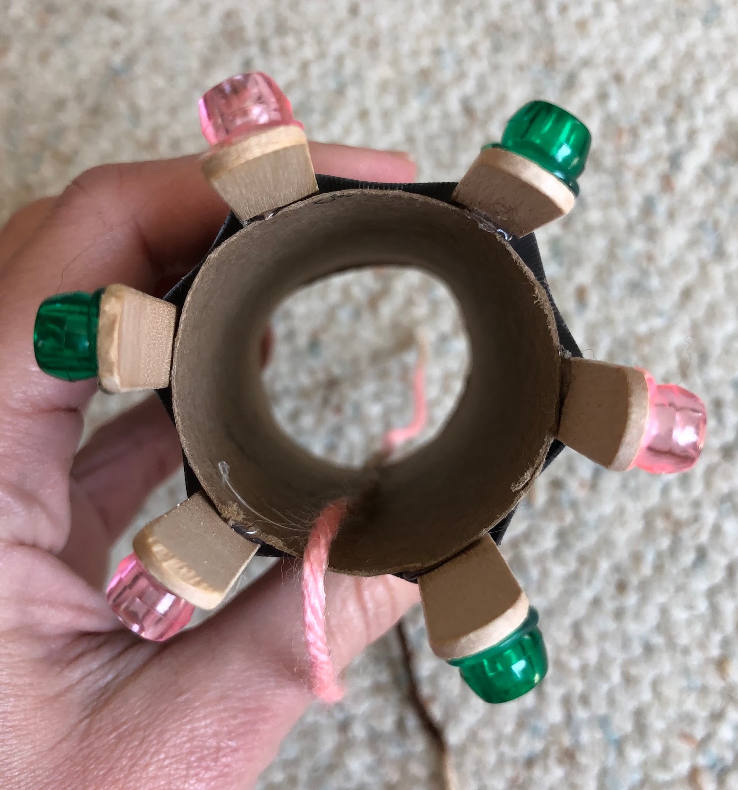 Homemade Loom Knitting