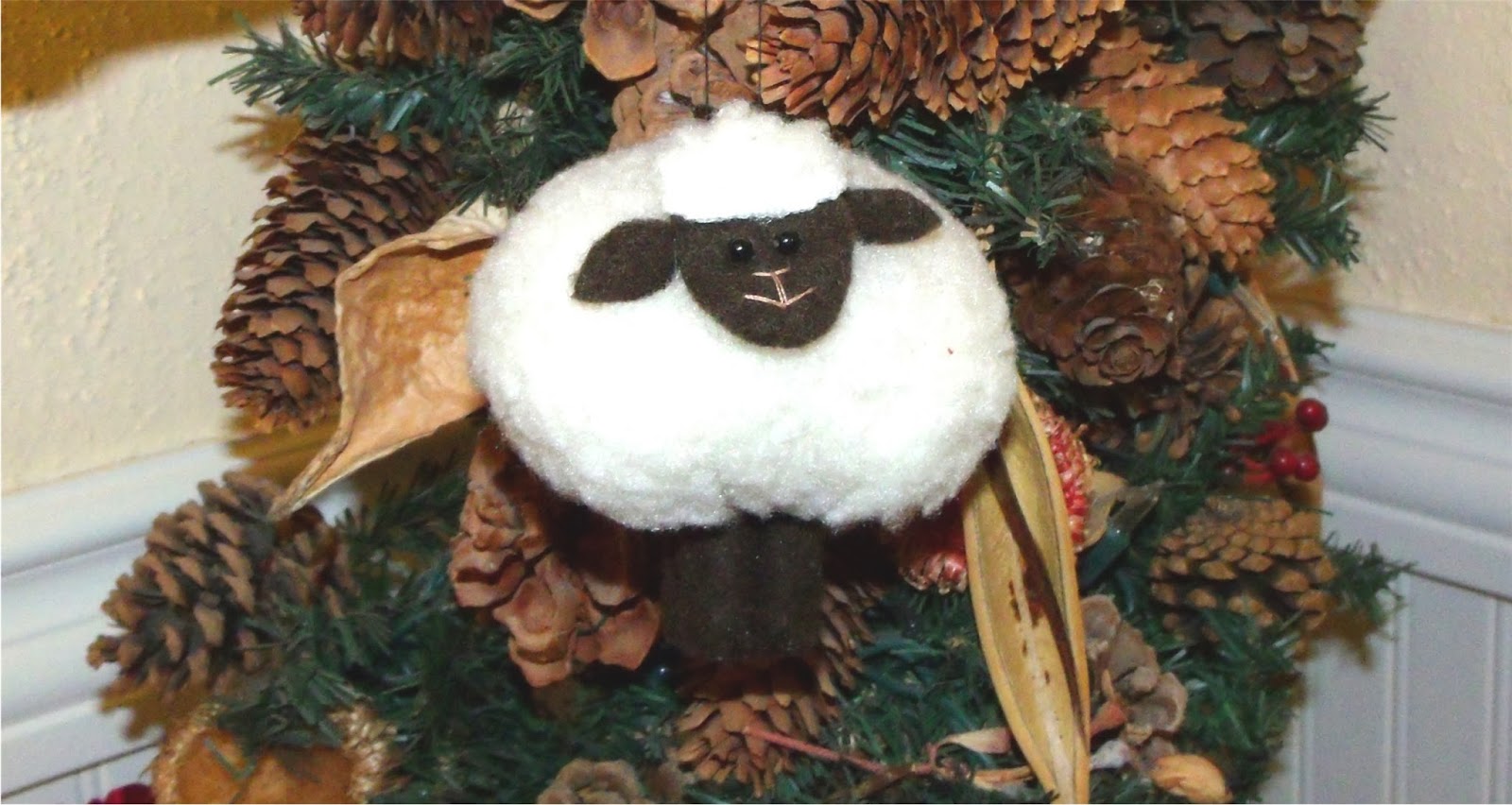 5 daughters: Sheep Decoration/ Ornament
