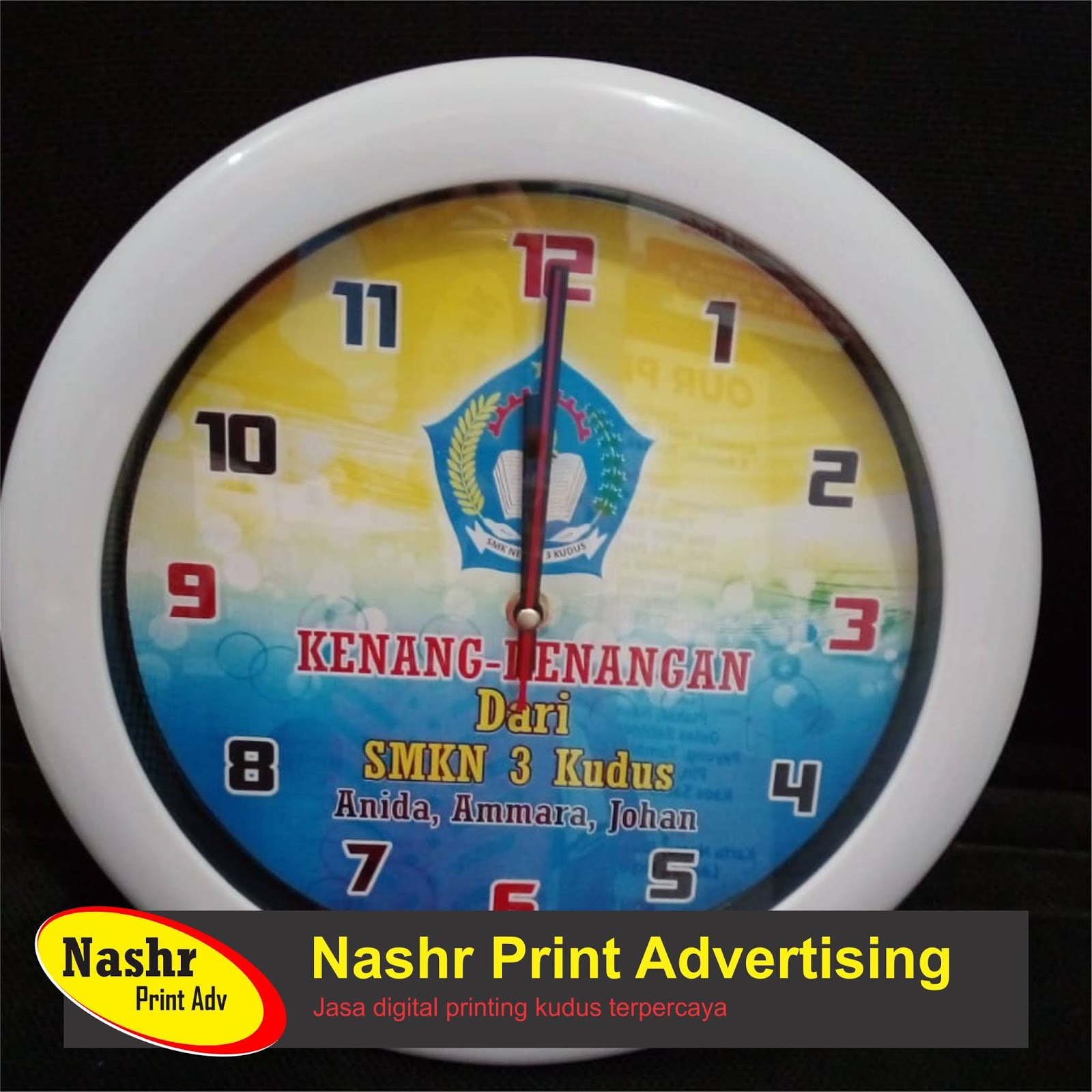 Pusat Digital Printing Termurah Nashr Print Kudus: JAM CUSTOM MURAH ...