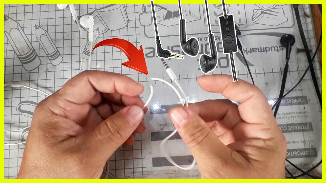 Reparar audífonos | CAMBIAR CABLE o cordón cortado de auriculares ...