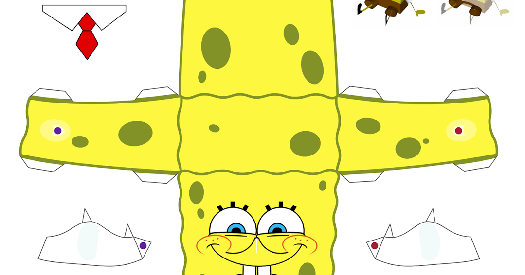 Bob Esponja - CASA DO PAPERCRAFT