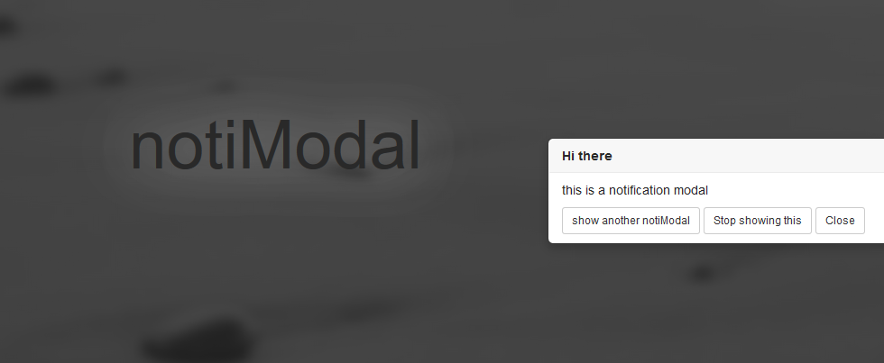 Make Bootstrap Notification Modal Jquery Html And Css The Largest Blogging Platform
