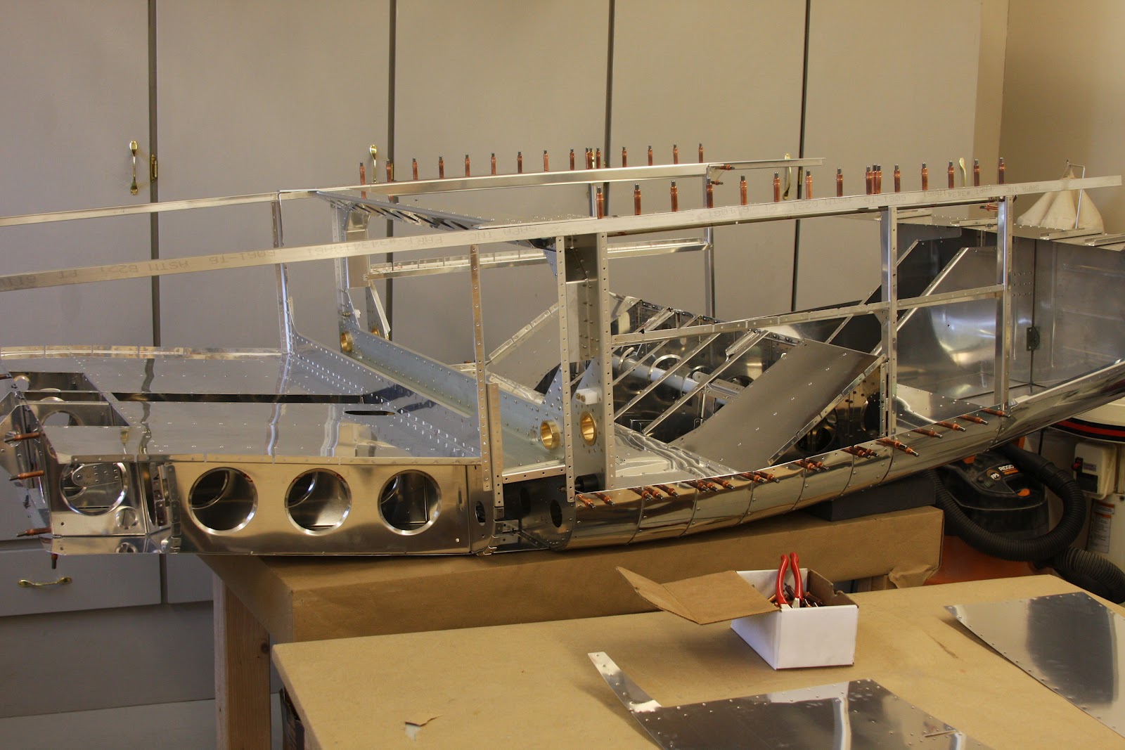 Ron's RV12: Fuselage Construction