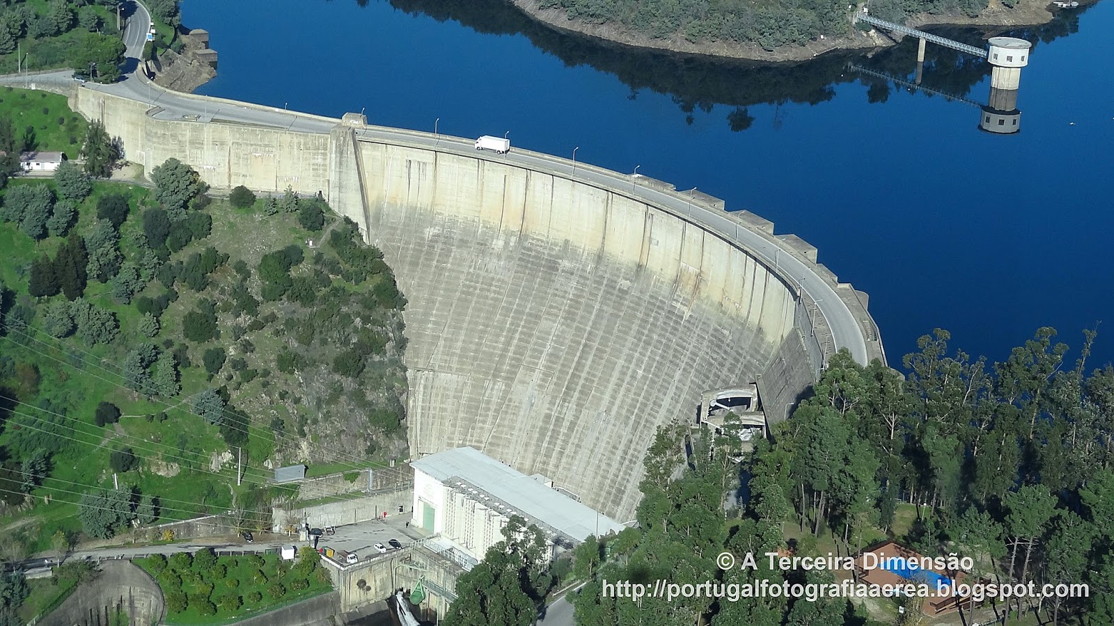 A Terceira Dimensão - Fotografia Aérea: Barragem de Castelo de Bode