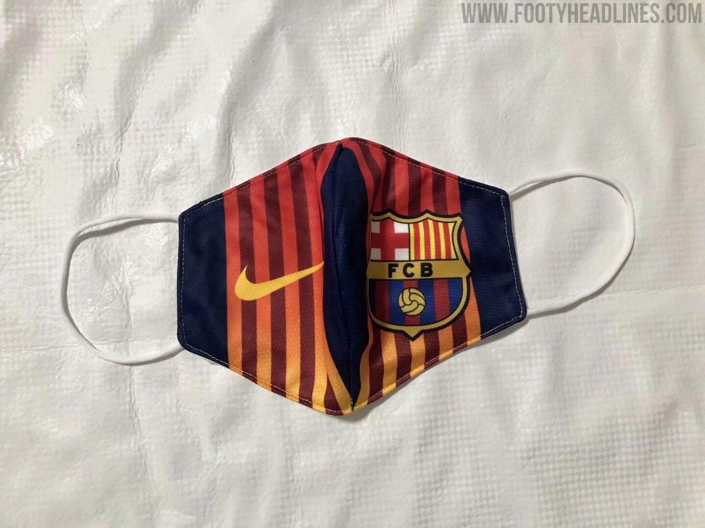 Arsenal, Barca, Liverpool & More 20-21 Kit Face Masks Revealed ...