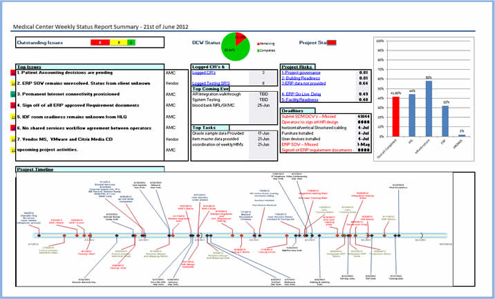 Healthcare IT In Middle East Blog: Project Status Reports.. What's the ...